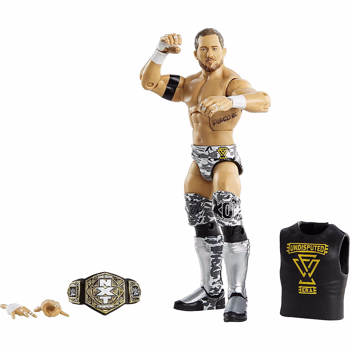 WWE MATTEL Kyle O' Reilly Elite Series #80 Deluxe Action Figure with Realistic Facial Detailing, Iconic Ring Gear & Accessories