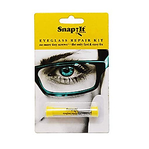 Snapit EyeGlass Repair Kit, With Long Easy Fit Screws And Micro Screwdriver. Perfect For Fixing Sunglasses, Spectacles, Glasses And Reading Glasses. Used By Opticians.