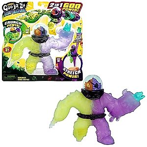 HEROES OF GOO JIT ZU Deep Goo Sea Bowlbreath Double Goo Pack. Stretchy, Squishy 6.5" Bowlbreath with 2 in 1 Goo Power and EEL Pop Attack Weapon
