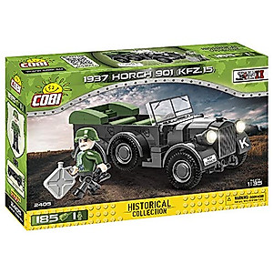 COBI Historical Collection 1937 Horch 901 (Kfz.15) German Off-Road Car, Black