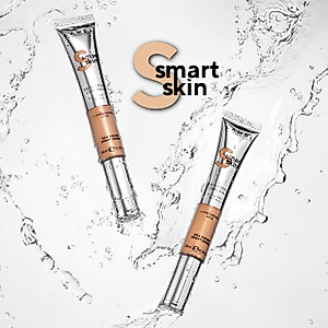 LAMEL Smartskin Brightening Concealer - Infused with Hyaluronic Acid - Age Rewind, Moisturizing, Vegan Formula - Brightening & Protection, 401-0,5 fl.oz