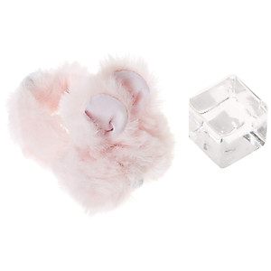 Stephan Baby Shaggy Plush Boo-Bunnie Comfort Toy and Boo Cube, Pink