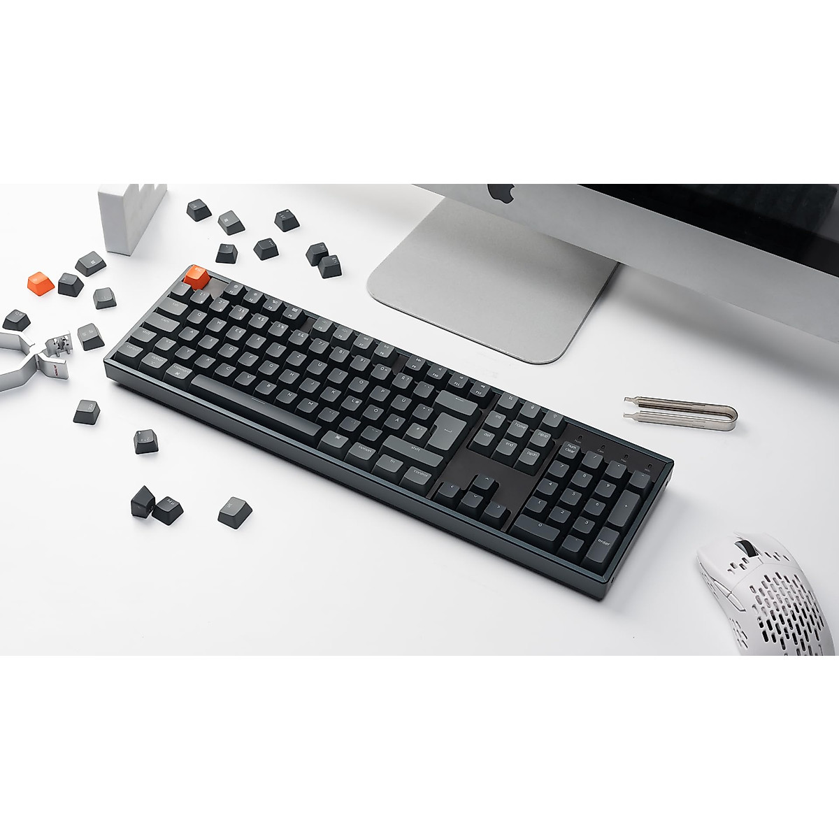 Keychron K10 Wireless Mechanical Keyboard with Gateron G Pro Brown Switch Aluminum Frame