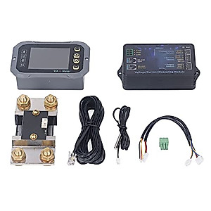 Deosdum Battery Monitor Good Conductivity Copper ABS 2 Way Capacity Shunt Battery Indicator