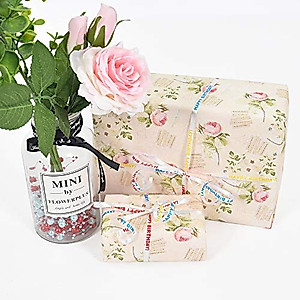 BEISHIDA 500 Yards Happy Birthday Printed Crimped Curling Ribbon Balloon String Roll Gift Wrapping Ribbon for Party Festival Art Craft Decor Florist Flowers Decoration Supplies