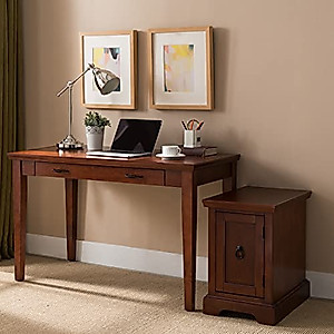 Leick Westwood Laptop/Writing Desk, Brown Cherry Finish