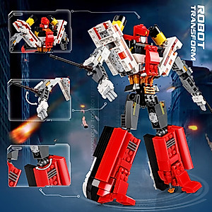 JOJO&Peach Train Sets for Boys 6-10, Creator 3 in 1 Toys Building Kit, Stem Projects for Kids, Gifts for Boys and Girls Ages 6 7 8 9 10 Years Old (305 Pieces)