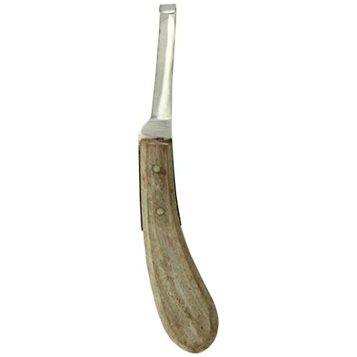 Tamsco Curved Hoof Knife/Cleaner Narrow Right Narrow Blade Right Wooden Handle Curved