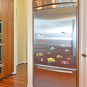 Magnetic Portable Playboard Cars Planes Boats Airport Country Farm Vehicles (39 Pcs)