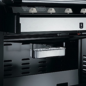 Stanbroil 7515 Aluminum Gas Grill Catch Pan and Holder Grease Collection Pan Replacement for Weber Genesis 1000-5500, Genesis Silver/Gold/Platinum, Genesis II Series, Platinum I/II, and Summit Grills