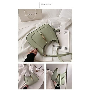 HDHTB Ladies Fashion Shoulder Bags for Women Handbag Crossbody Bag Underarm PU Leather Wallet Tote (green)
