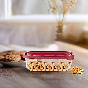 Plasvale Food Storage Containers with Lids, Freezer, Microwave and Dishwasher Safe - BPA Free - 10.14 oz (8-Pieces Set, White, Model 3)