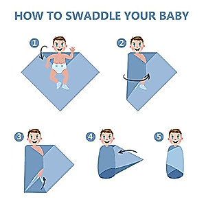 Elaine Karen Flannel Unisex Hospital Receiving Nursing Blankets - 100% Cotton, Unisex, Newborn Swaddle Wrap Baby Blanket Throw, Soft, Warm, Cozy, Infant for Crib, Stroller, 30x40 (12 Pack)