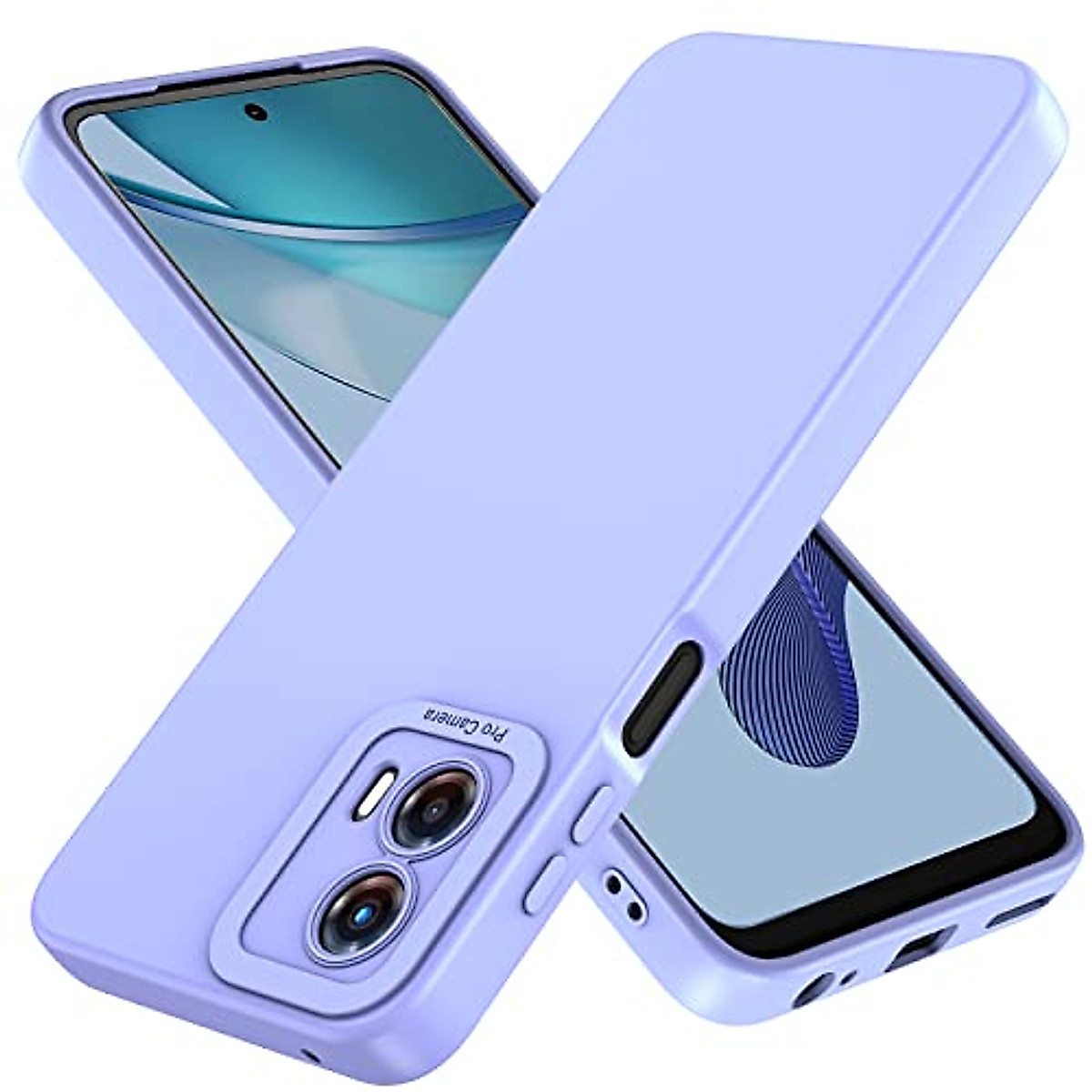 Compatible with Moto G 5G 2023/2024 Case: Liquid Silicon Protective Military Grade Armor G 5G Case,Heavy Duty Protection Phone Cases for g 5G (Violet, Compatible with Moto g 5g 2023)