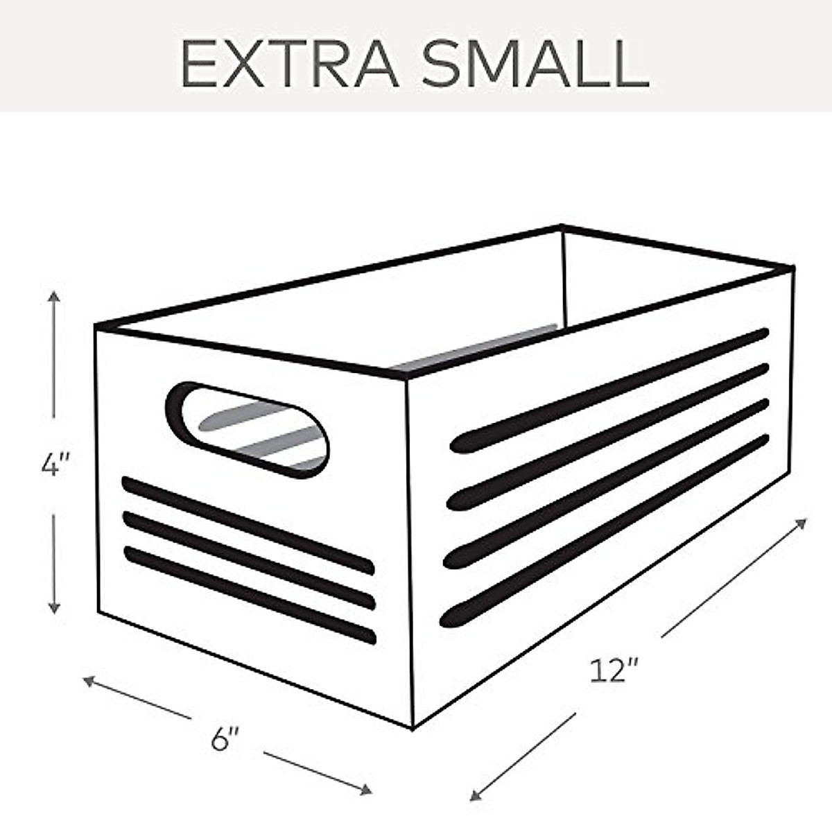 Bathroom Decor Box Toilet Paper Basket - Decorative Wooden Storage Bathroom Organizer, Vanity Storage Bin & Toilet Tank Basket Topper with Machine Washable Fabric Liner White, Extra Small