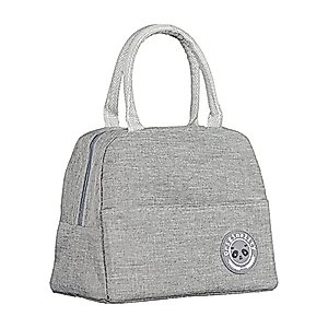 NW Lunch Bag Insulated Lunch Bag Women or Men，Waterproof and Reusable Lunch Box for Women Men OfficeChildrenSchool Picnic，High Capacity Striped Lunch Bags for Women or Men