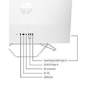 HP 23.8” All-in-One Desktop PC, Intel Celeron Processor J4025, 4 GB RAM, 256 GB SSD, FHD Windows 11 Home Webcam (24-cb0110, 2022) (Renewed)…