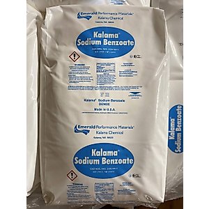Sodium Benzoate Minimum 99% Purity! 55LB (25KG) Bag!