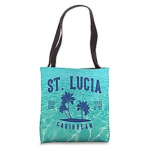 St. Lucia Caribbean Tote Bag