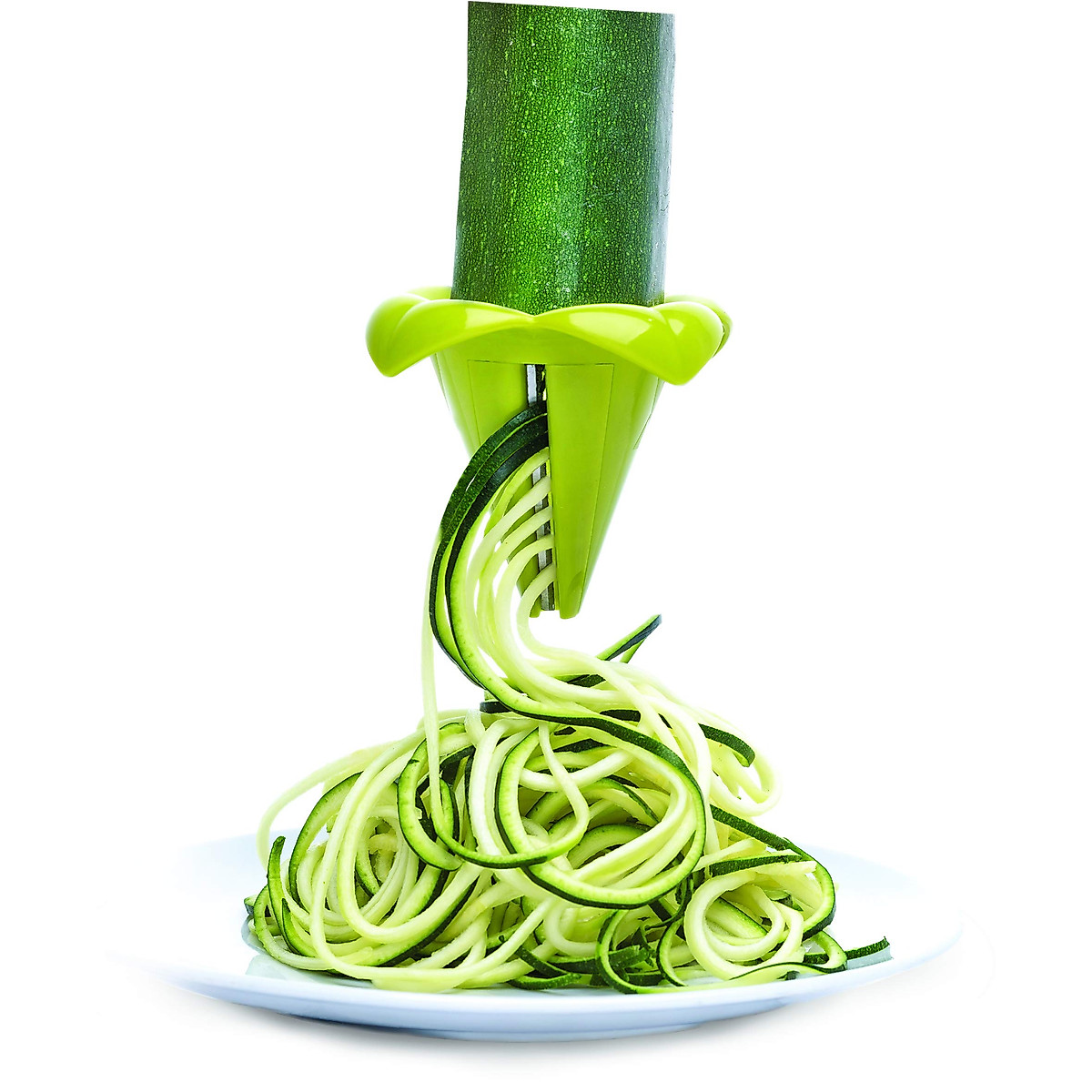 Joie Veggie Spiralizer kitchen gadget, Standard, Green