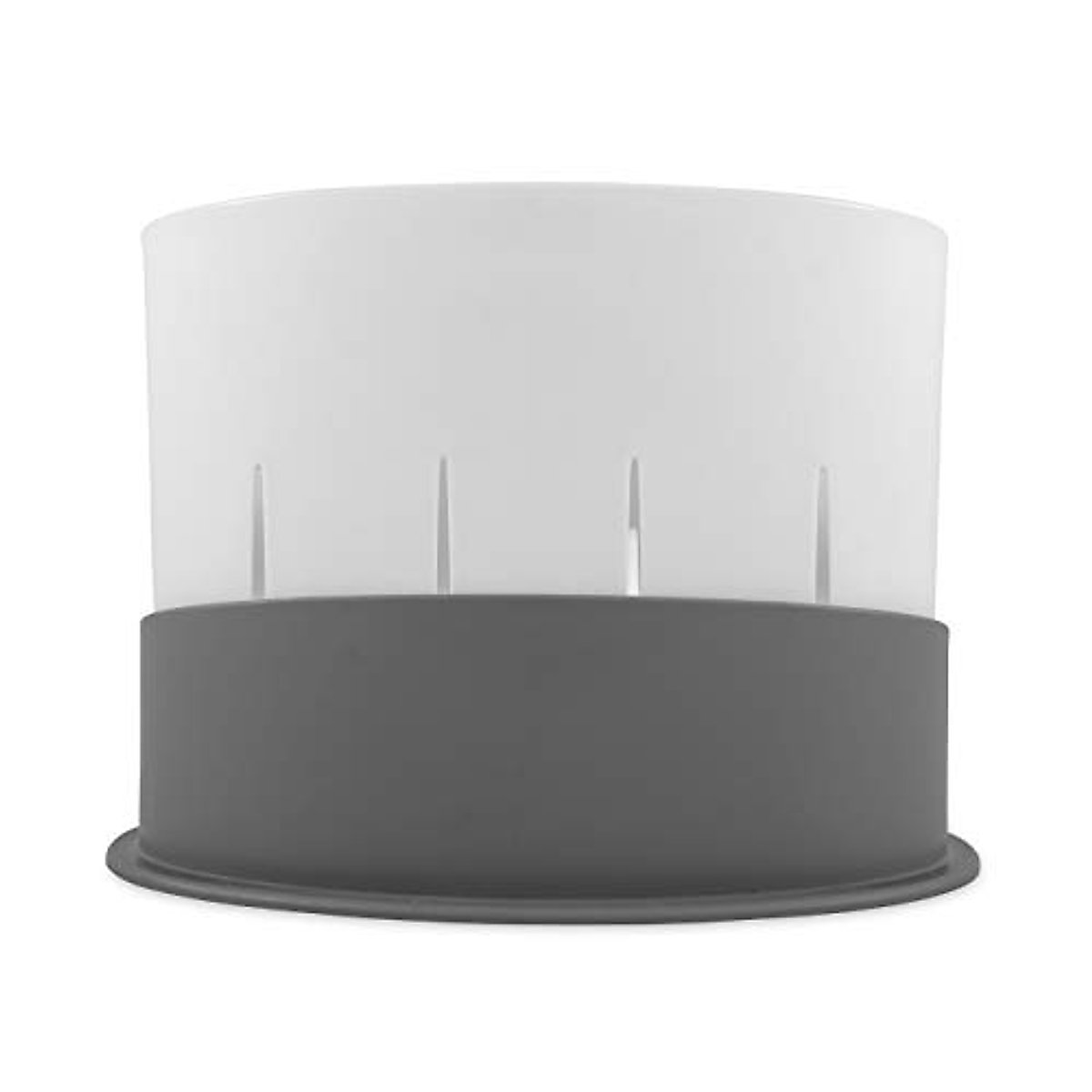 Camco 43513 Countertop Utensil Drainer - Perfect for Storing and Drying Eating Utensils, Sponges, Brushes and Soap - Includes A Perforated Drainer and Base to Keep Countertops Dry