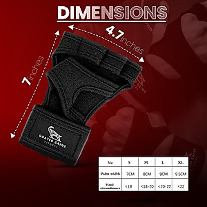 Goated Gains Weight Lifting Gloves (X-Large)