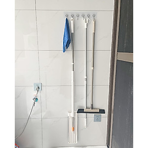 Venupple Adhesive Coat Rack with 6 Hooks, 4 Packs Heavy Duty Wall Hook for Hanging Coat Hat Towel Purse Robes Keys Mudroom Bathroom Entryway, Coat Hooks