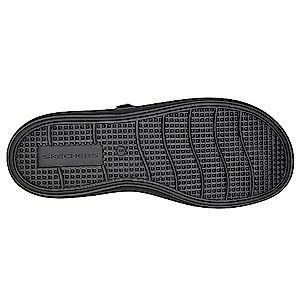 Skechers Women's Adjustable Wedge Sandal, Black, 7