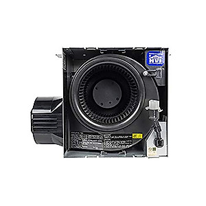 Delta BreezIntegrity ITG100ELED 100 CFM Exhaust Bath Fan with Edge-Lit Dimmable LED Light,White