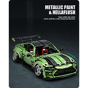 Nifeliz GT Race Car Building Set and Engineering Toy, Adult Collectible Technology car Building Kit, 1:10 Scale Super Car Model for Adults Men Teens Compatible with Lego (2878 PCS)