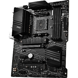 MSI B550-A PRO ProSeries Gaming PC Motherboard - AM4, DDR4, PCIe 4.0, SATA 6Gb/s, M.2, USB 3.2 Gen 2, HDMI/DP, ATX, AMD Computer Motherboards (Renewed)