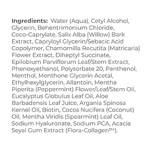 Derma E Thickening Conditioner for Thinning Hair and Natural Growth – Sulfate Free Therapeutic Mint and Herbal Hair Food Conditioner, 10 oz