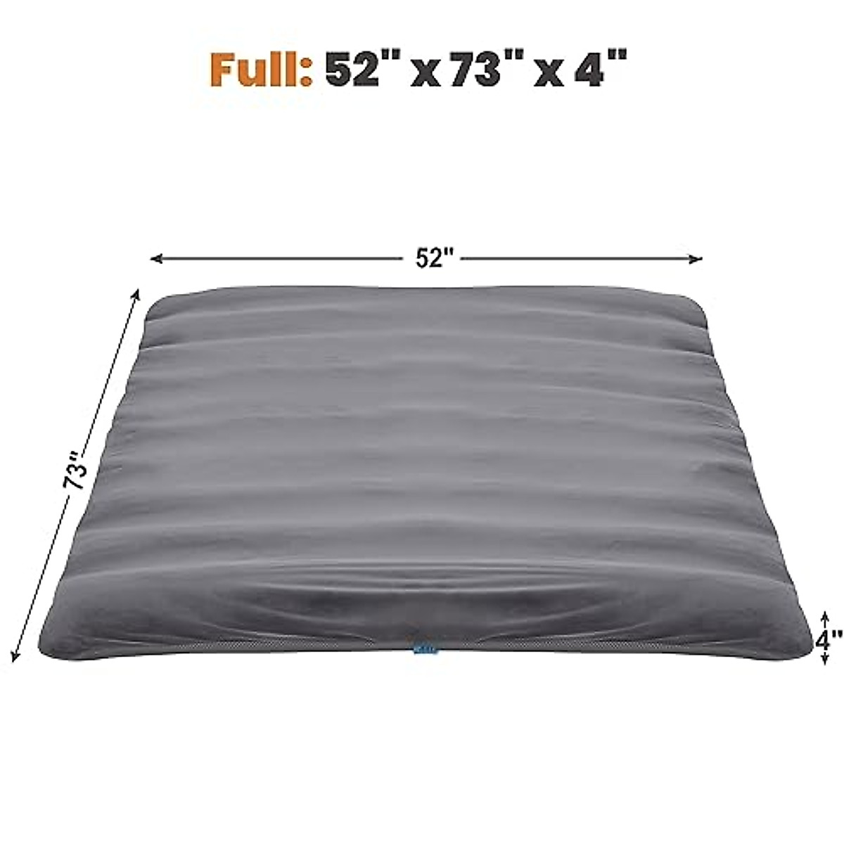 SINWEEK 4 inch Japanese Futon Mattress Foldable Floor Couch Tatami Mat for Adults, Guest Sleeping Pad, and Camping Bed
