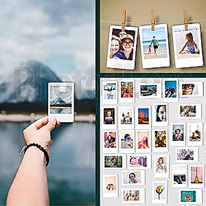 Fujifilm Instax Mini LiPlay Hybrid Instant Camera (Blush Gold) + Instant Film (20 Shots) + Rainbow Film (10 Shots) + 32GB microSDHC + Case + Scrapbooking Album + 20 Sticker Frames Travel Package