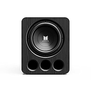 Monolith THX Ultra Certified 2000 Watt Powered Subwoofer - 13-Inch, Massive Output, Low Distortion, for Studio and Home Theater Systems, Black Ash Finish