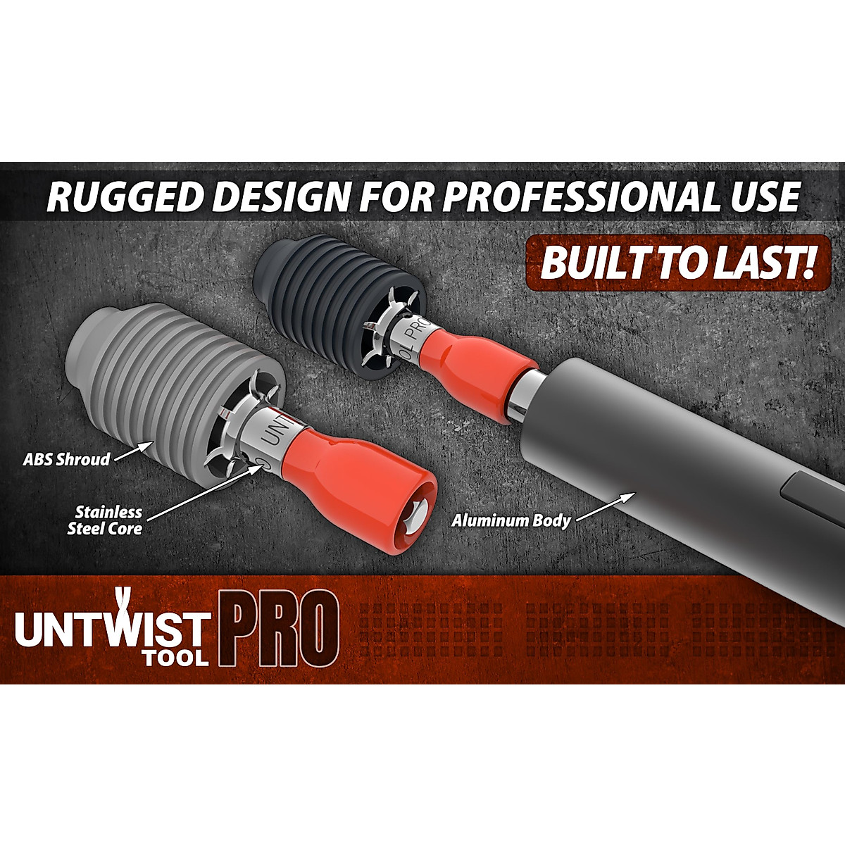 Untwist Tool PRO-COMBO Quickly Separates CAT5e, CAT6, CAT6A, & CAT7