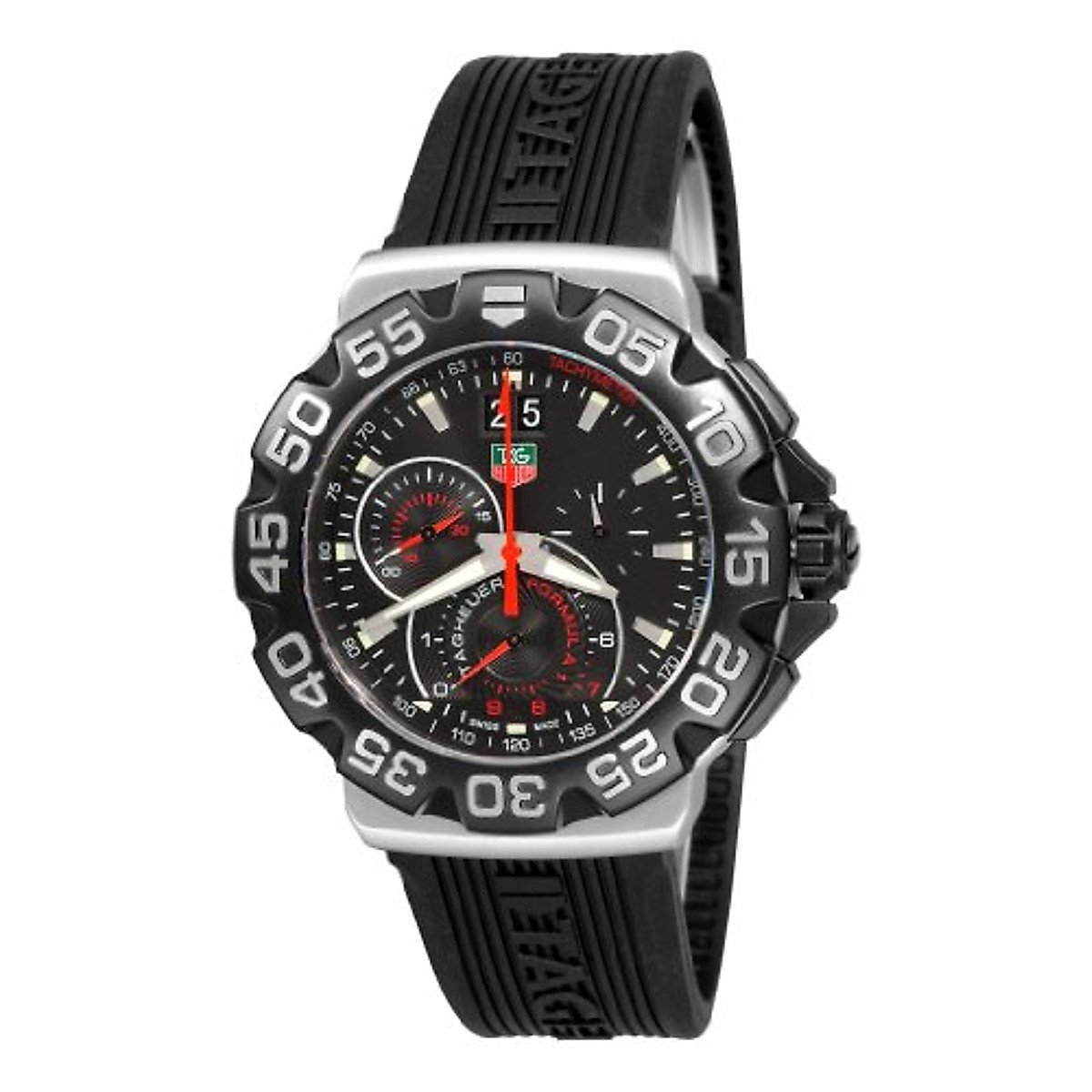 TAG Heuer Men's CAH1010.FT6026 Formula 1 Grande Date Black Dial Watch