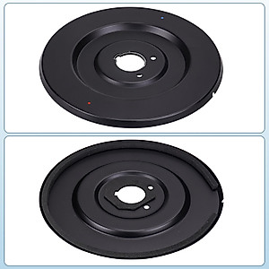 Chateau Collection Escutcheon Replacement for Moen 16090, for One-Handle Tub and Shower Faucets, Matte Black