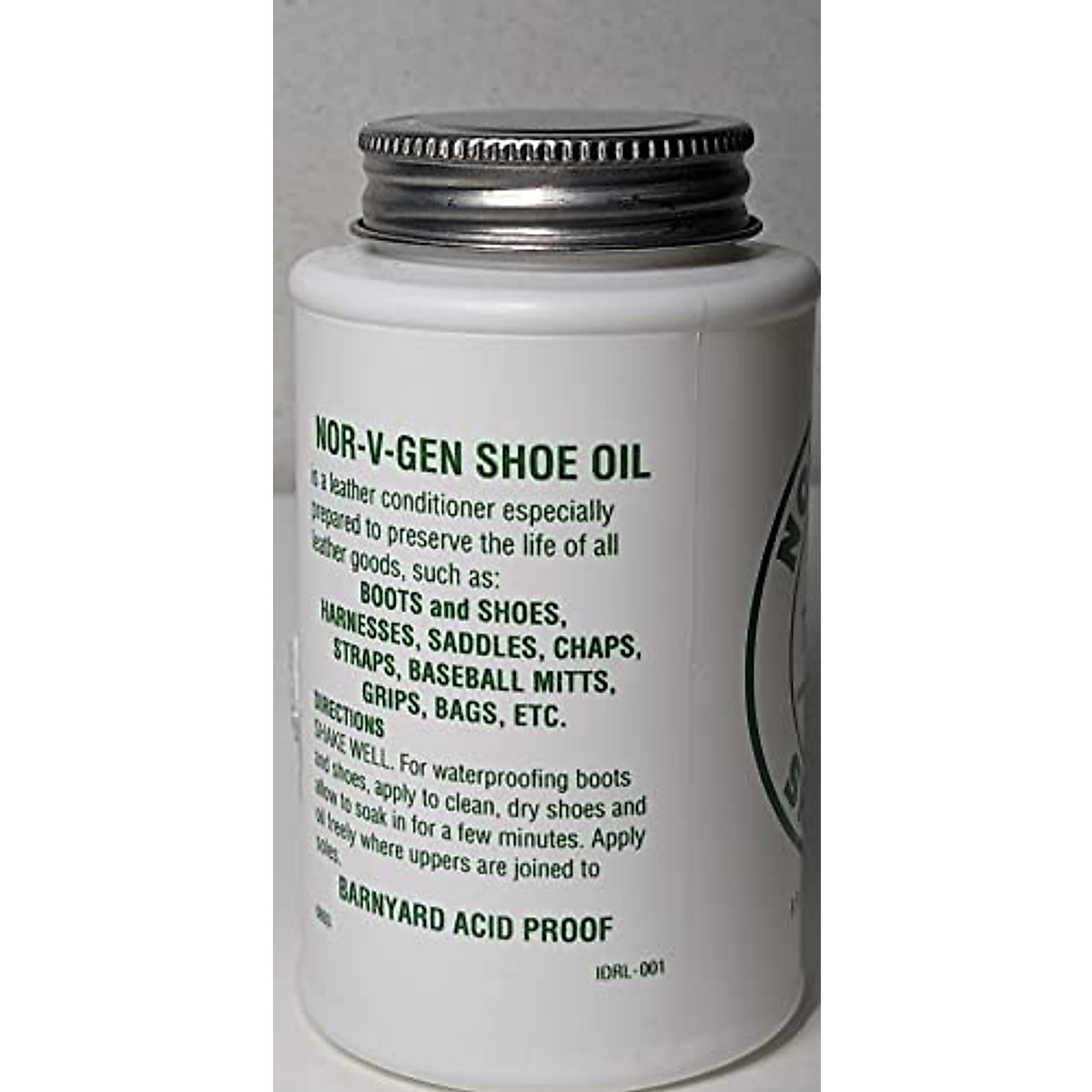 NOR-V-GEN All Leather Conditioning Oil Nourishes Waterproof and Protects all Leather Goods - Treatment for Shoes & Leather Products, 8oz