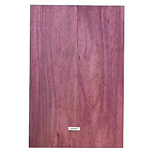 Exotic Wood Zone | Purpleheart Electric/Bass Musical Guitar Body Blanks | Luither Tonewood Suppliers | 21" x 14" x 2" - Glued Unplaned (3 Pcs)