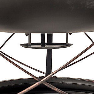 Pleasant Hearth OFW717RC Palmetto Fire Pit with Cooking Grid