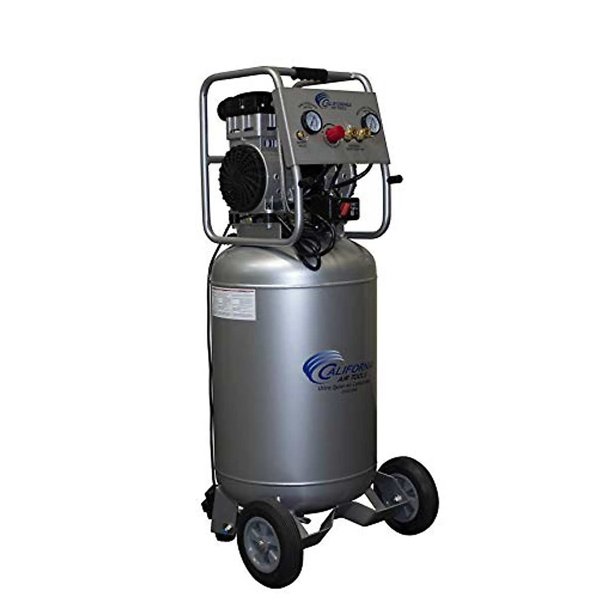 California Air Tools 20020AD Ultra Quiet & Oil-Free Air Compressor 2.0 Hp, 20.0 Gal. Steel Tank Air Compressor with Automatic Drain Valve