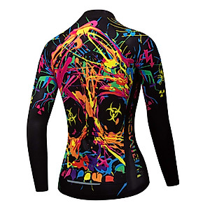 Cycling Jersey Women Bicycle Team Long Sleeve Racing Bike T-Shirt Warm Clothing Sport Tops