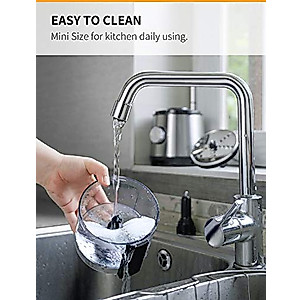 SHARDOR 3.5-Cup Food Processor Vegetable Chopper for Chopping, Pureeing, Mixing, Shredding and Slicing, 350 Watts with 2 Speeds Plus Pulse, Silver