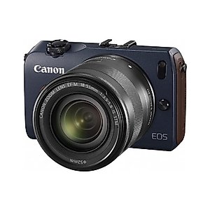 Canon mirrorless interchangeable lens camera EOS M double lens kit EF-M18-55mm F3.5-5.6 IS STM/EF-M22mm F2 STM included Beiburu EOSMBL-WLK - International Version (No Warranty)
