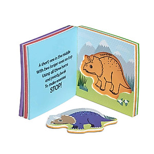 Melissa & Doug Children's Book - Soft Shapes: Dinosaurs (Foam First Puzzle Book)