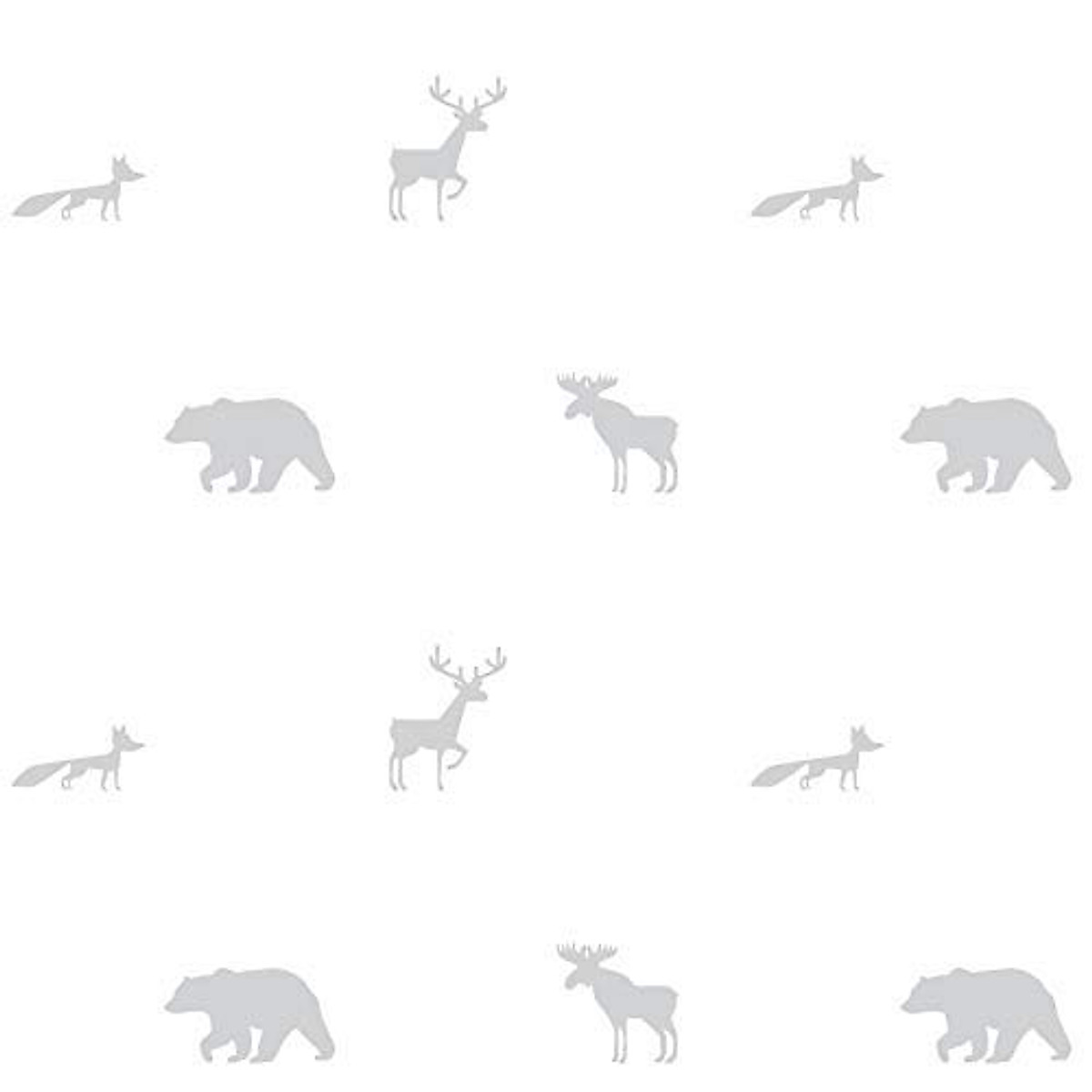 GROW WILD Changing Pad Cover 3 Pack | Soft & Stretchy Jersey Cotton | Baby Changing Table Pad Cover | Gray Diaper Changing Pad Covers for Girls or Boys | Wipeable Sheets | Grey White Woodland