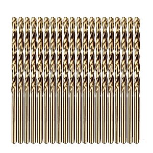 20pcs, 11/64", Cobalt Twist Drill Bits