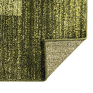 Unique Loom Del Mar Collection Area Rug-Transitional Inspired with Modern Contemporary Design, 3' 3 x 5' 3 Rectangular, Light Green/Beige