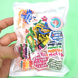 12pcs Straw Cover Cap,Reusable Drinking Straw Toppers,10mm Straw Covers for Stanley Cup 30&40 Oz Tumbler Straw Accessories Splash Straw Protector Portable Dust Straw Caps Decoration (Love Myself)